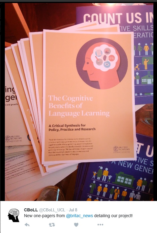 Cognitive benefits of language learning - YPF Trust | centre for ...